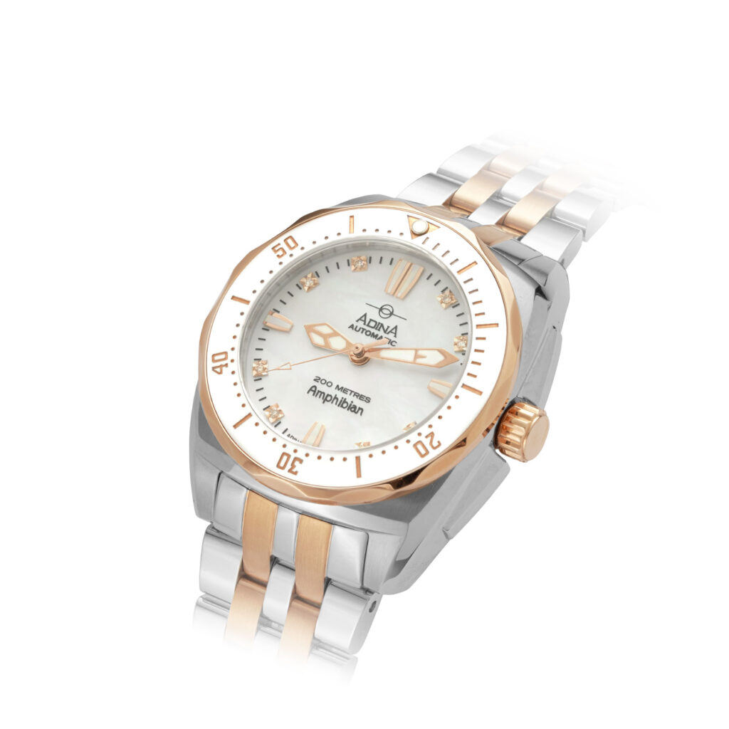 Adina Amphibian automatic dive watch CT111M0XB - Diamond Set