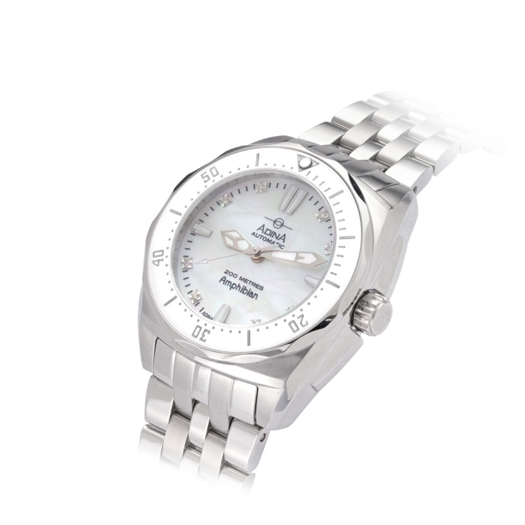 Adina Amphibian automatic dive watch CT111S0XB-Diamond Set.
